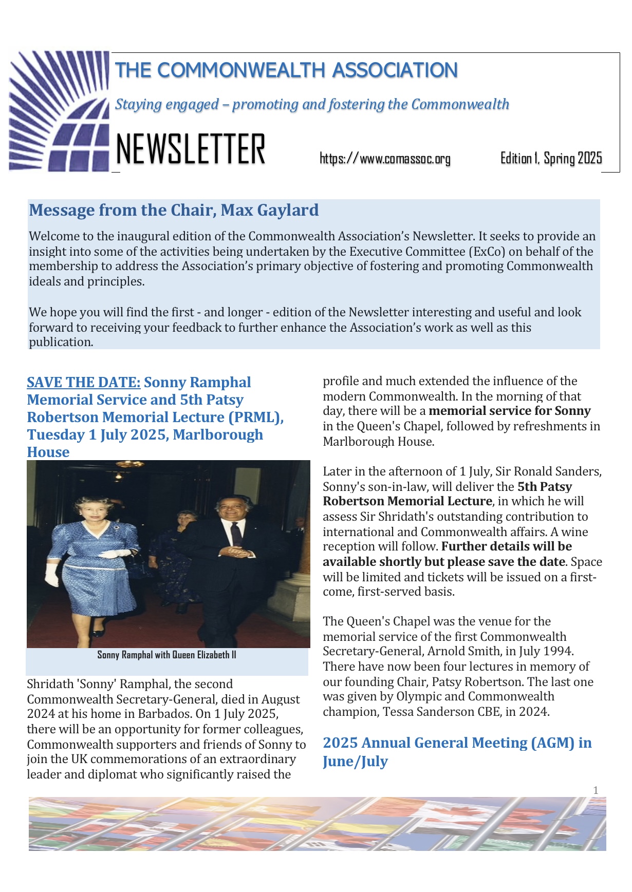 The Commonwealth Association Newsletter, Spring 2025 - The Commonwealth ...